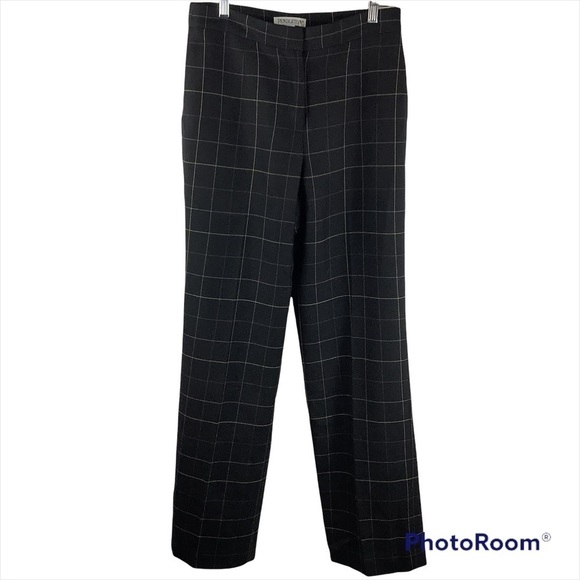 Pendleton | Pants & Jumpsuits | Pendleton Wool Black Plaid Trouser ...